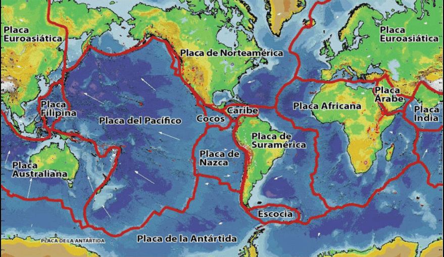 ¿Cuáles son las placas tectónicas más importantes del mundo?